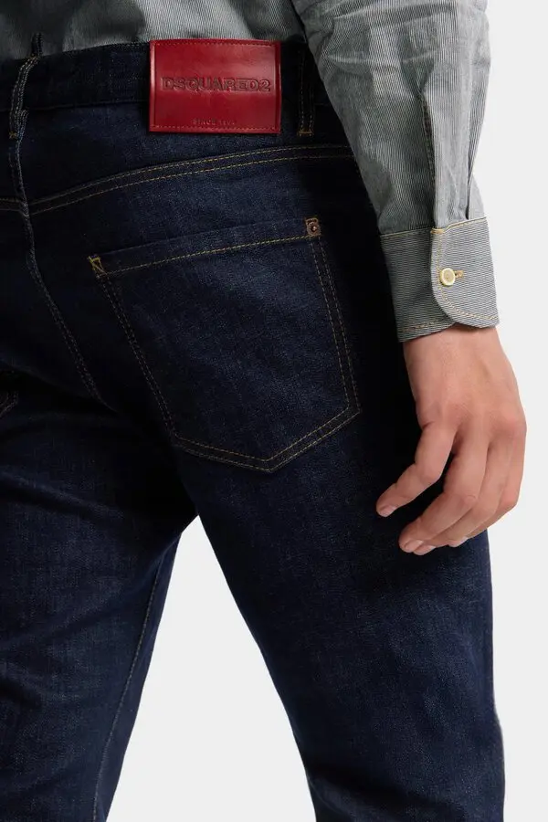Dsquared2 Dark Rinse Wash Stretch Denim Jeans