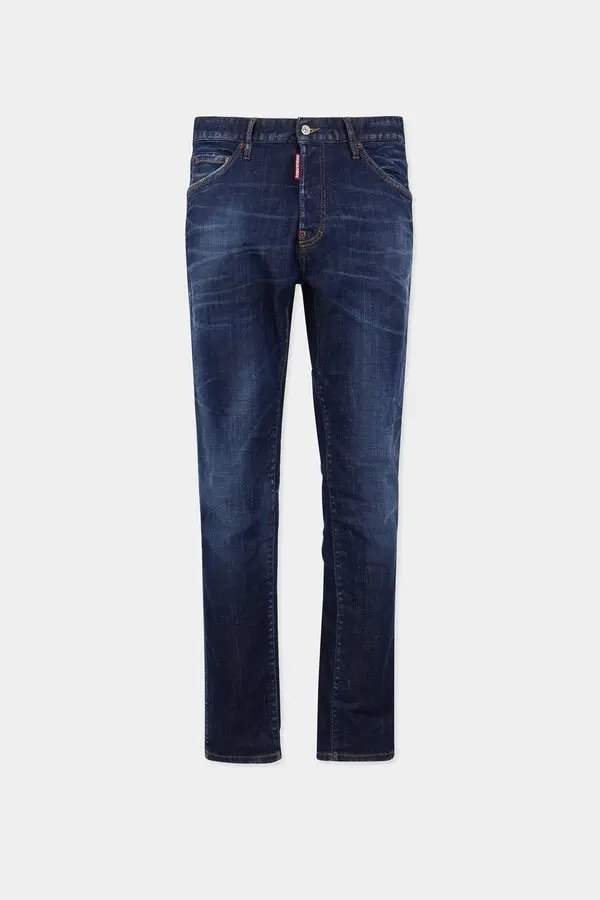 Dsquared2 Dark Clean Wash Teddy Jeans - Blue