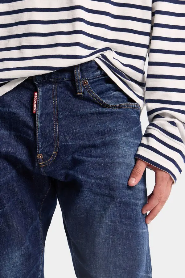 Dsquared2 Dark Clean Wash Teddy Jeans