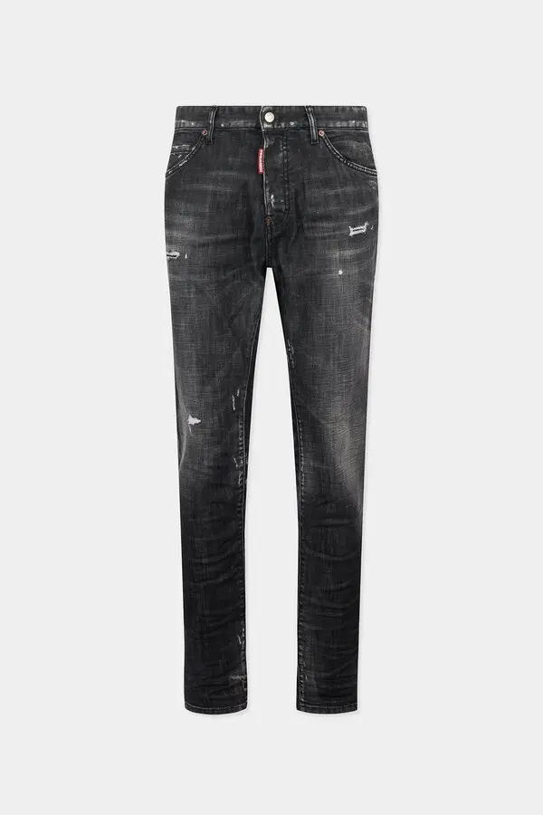 Dsquared2 Fog Wash Teddy Jeans - Black