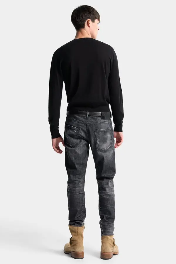 Dsquared2 Fog Wash Slim Twist Jeans