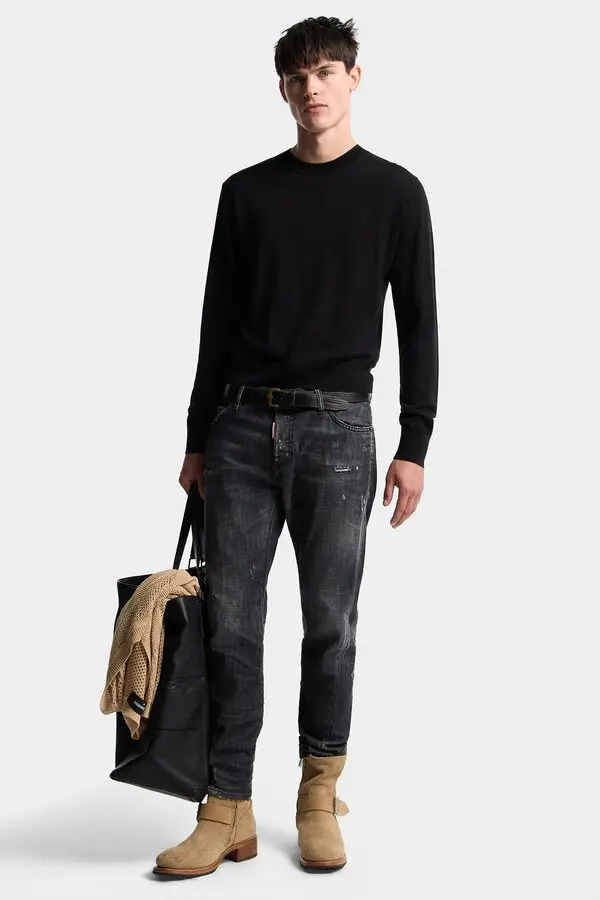 Dsquared2 Fog Wash Slim Twist Jeans