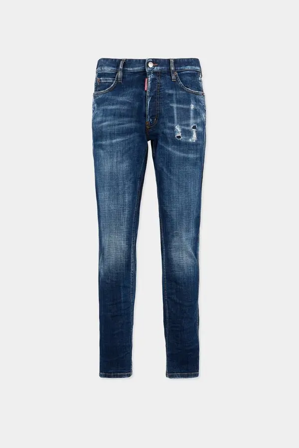 Dsquared2 Dark Wash Teddy Mini Front Jeans - Blue