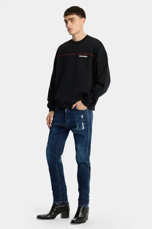 Dsquared2 Dark Wash Teddy Mini Front Jeans