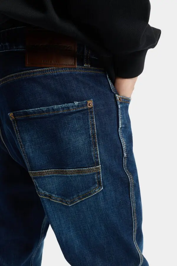 Dsquared2 Dark Wash Teddy Mini Front Jeans