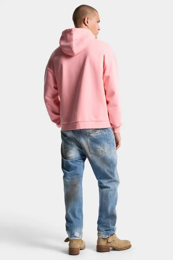 Dsquared2 Light Dirty Wash Barrel Leg Jeans