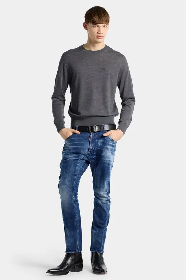 Dsquared2 Dark Milky Way Biker Jeans