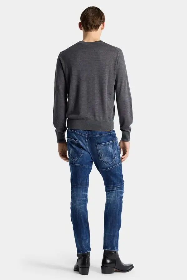 Dsquared2 Dark Milky Way Biker Jeans