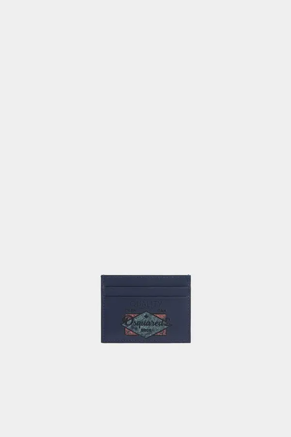 Dsquared2 Re-worked2 Credit Card Holder - Blue