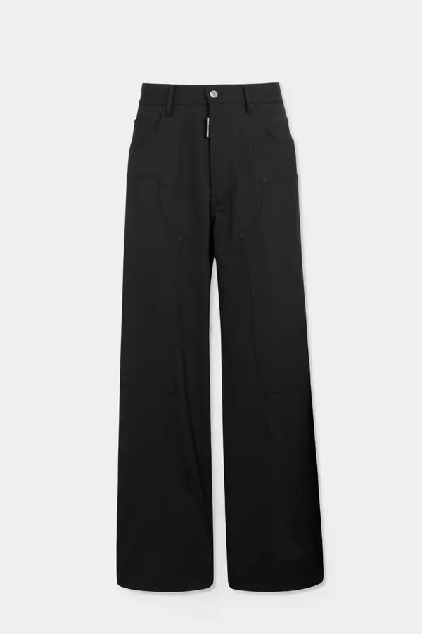 Dsquared2 Tailored Loose Carpenter Pants - Black