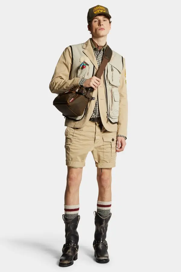 Dsquared2 Cargo Shorts - Black