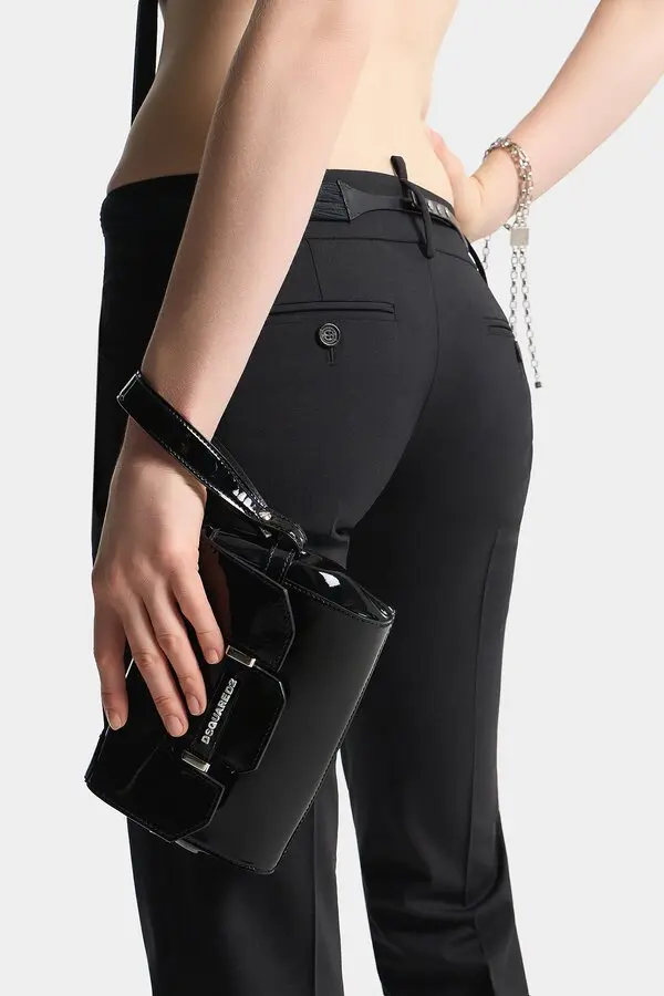 Dsquared2 Twin Clutch Bag - Black