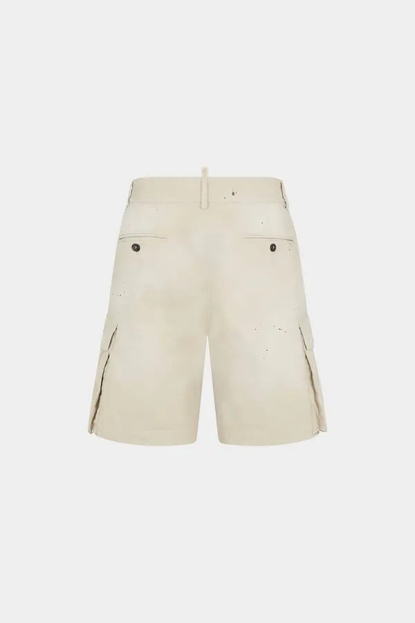 Dsquared2 Cargo Shorts With Distressed Detail
