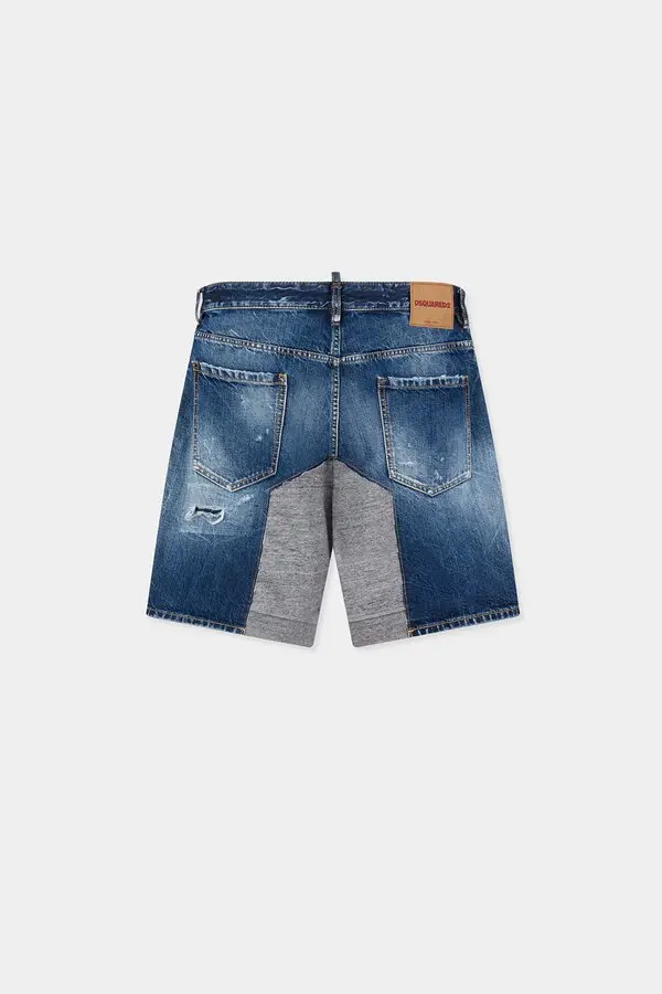 Dsquared2 Medium Ripped Wash Hybrid Shorts