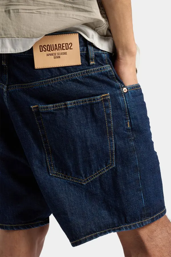 Dsquared2 Cimosa Japanese Selvedge Denim Shorts