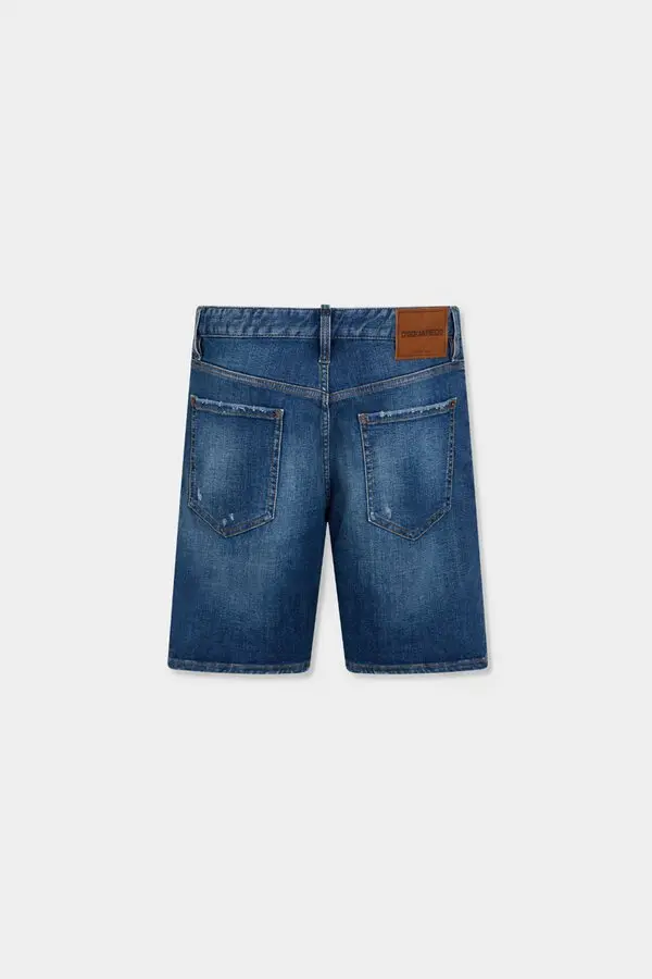 Dsquared2 Medium Perfecto Marine Denim Shorts