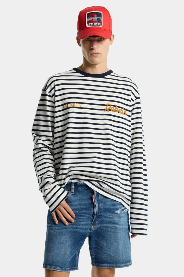 Dsquared2 Medium Perfecto Marine Denim Shorts