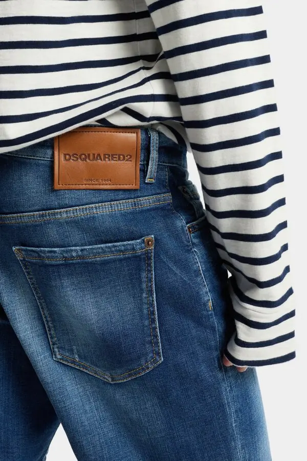 Dsquared2 Medium Perfecto Marine Denim Shorts