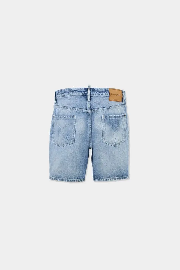 Dsquared2 Light Wash Denim Shorts