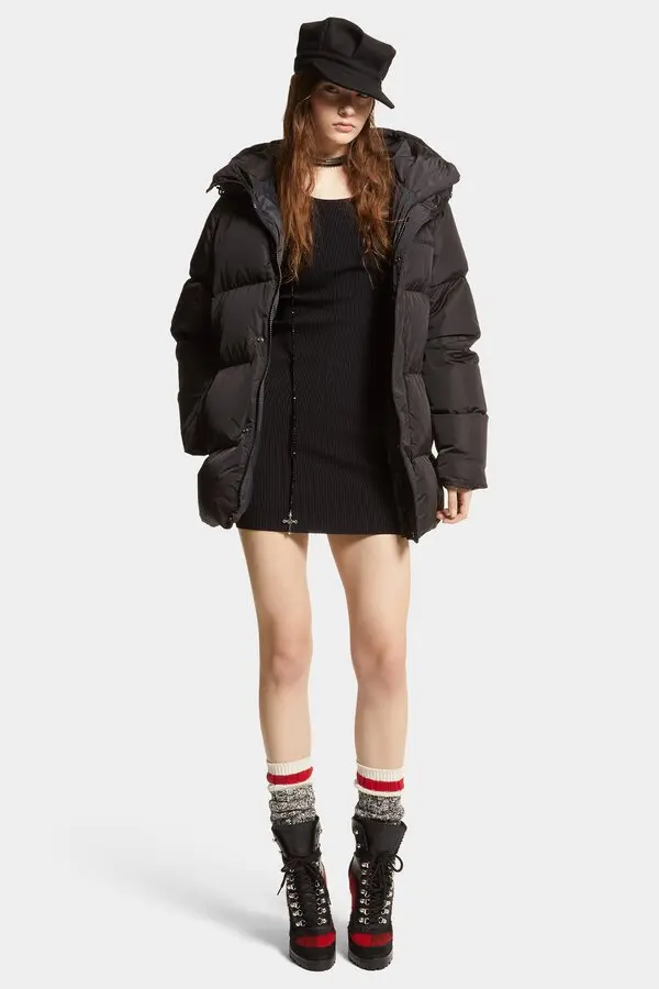 Dsquared2 Padded Belted Puff Coat