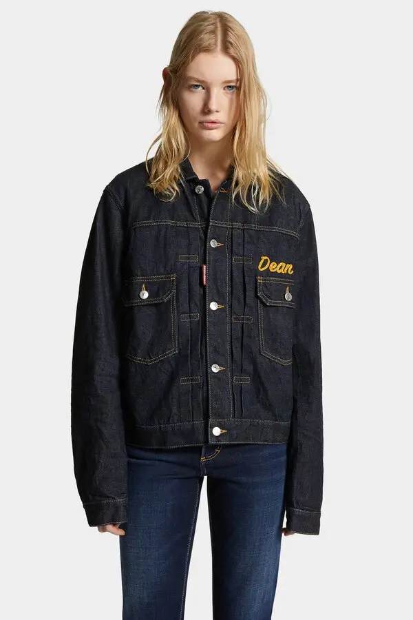 Dsquared2 Dark Boxy Denim Jacket