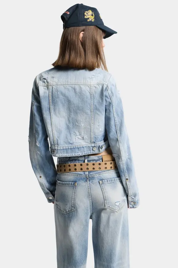 Dsquared2 Be Proud Wash Dean Jean Jacket