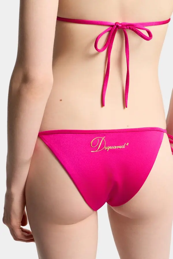 Dsquared2 Signature Bikini Brief - Fuchsia