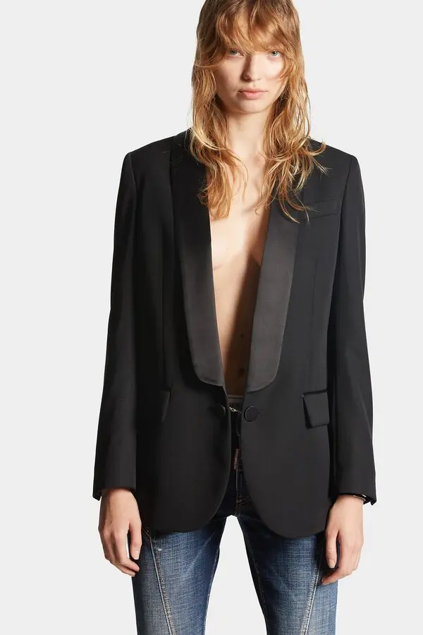 Dsquared2 Crystal Fringed Blazer
