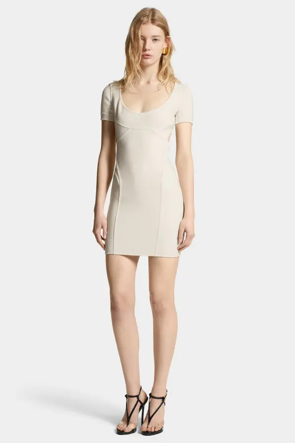 Dsquared2 Bodycon Cut-out Dress - Black