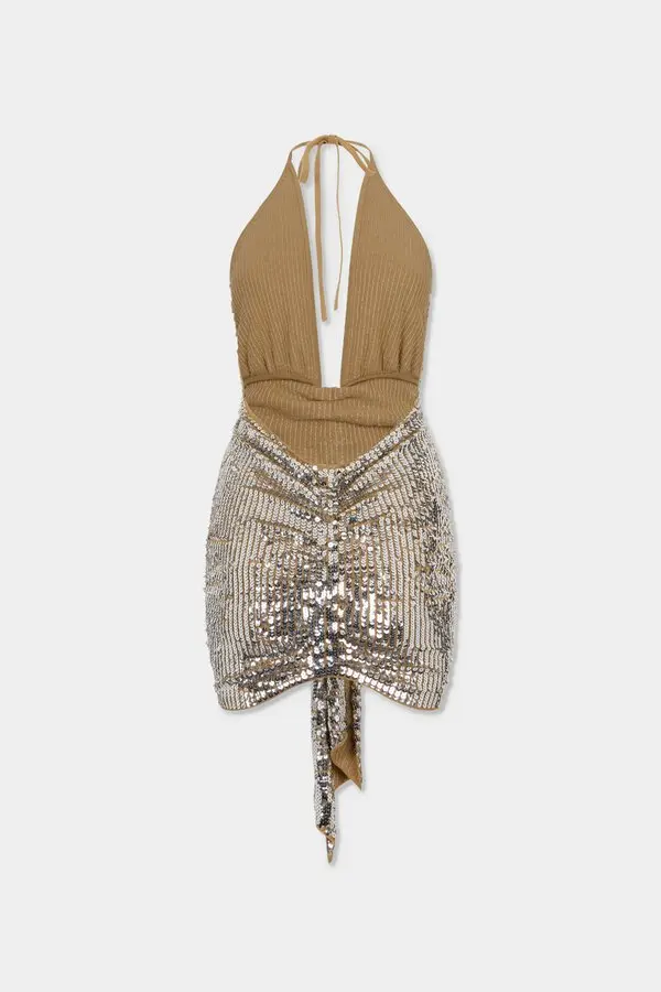 Dsquared2 Chic Night All Over Paillettes Dress