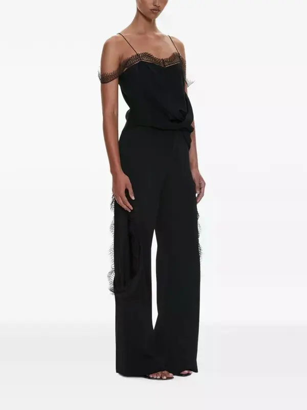 Christopher Esber Lace Trim Top