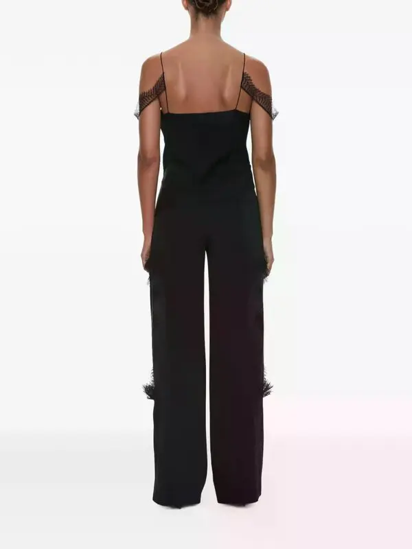 Christopher Esber Lace Trim Top