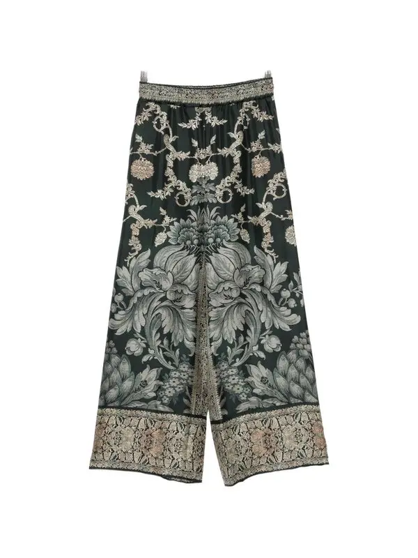 PIERRE-LOUIS MASCIA Printed Silk Trousers