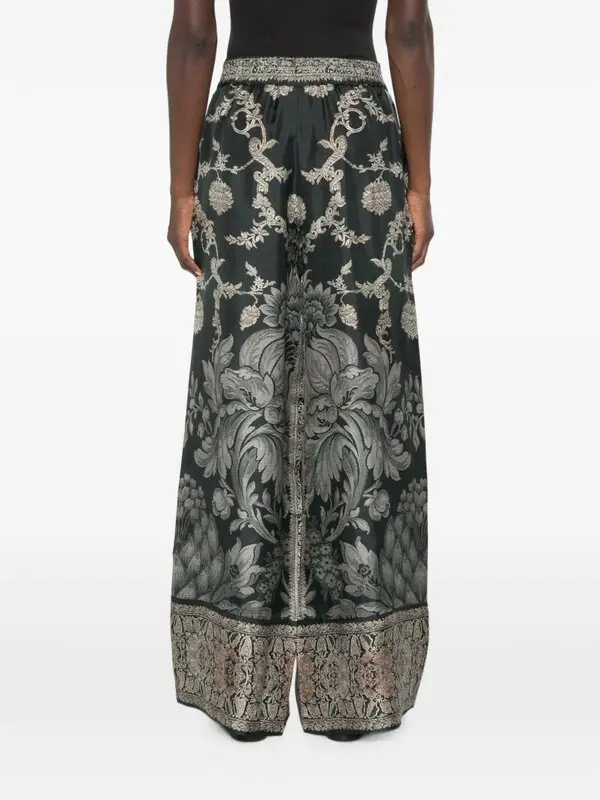 PIERRE-LOUIS MASCIA Printed Silk Trousers