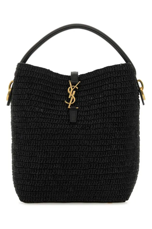 Saint Laurent Raffia Le 37 Bucket Bag