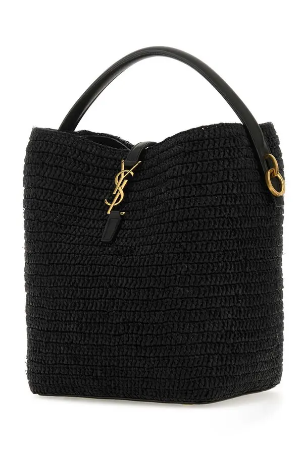Saint Laurent Raffia Le 37 Bucket Bag