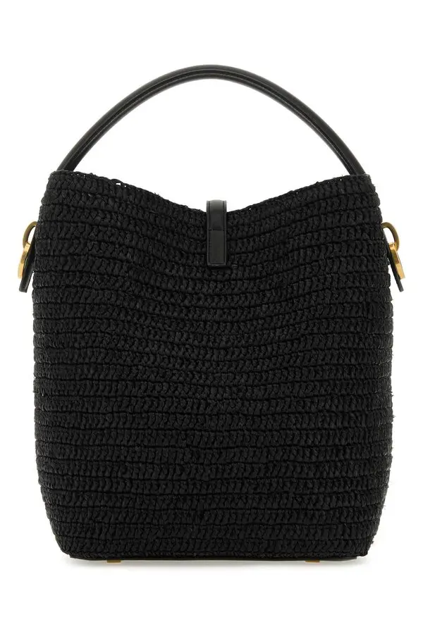 Saint Laurent Raffia Le 37 Bucket Bag