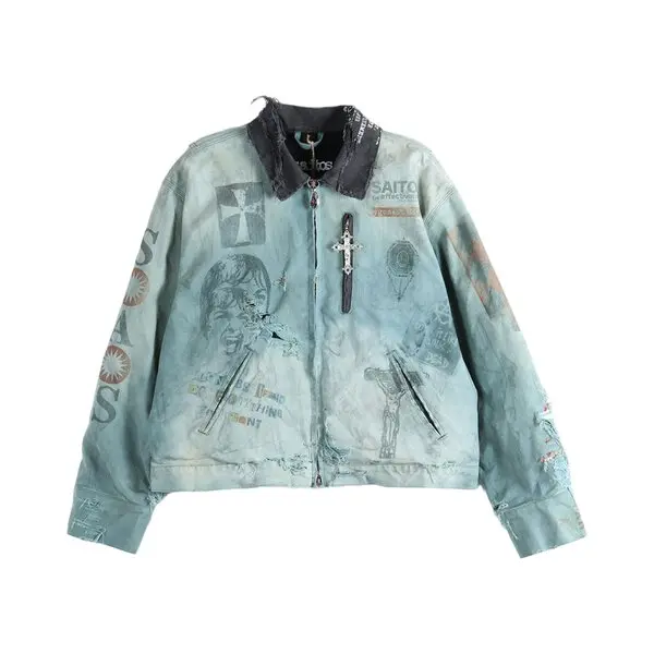 SAITOS Distressed Work Jacket