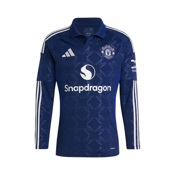 Adidas Manchester United 24/25 Long Sleeve Away Jersey - Blue