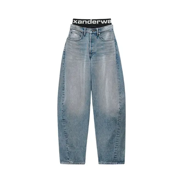 Alexander Wang Logo Waist Jeans