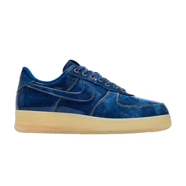 Nike Force 1 Low "patent Denim" Sneakers - Blue