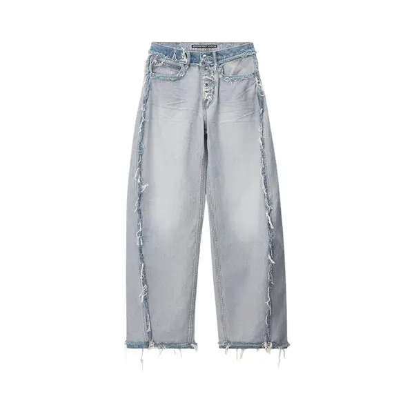 Alexander Wang Emboss Logo Inverted Blow Up Jean