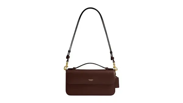 COACH Elora Top Handle Crossbody Bag - Maple