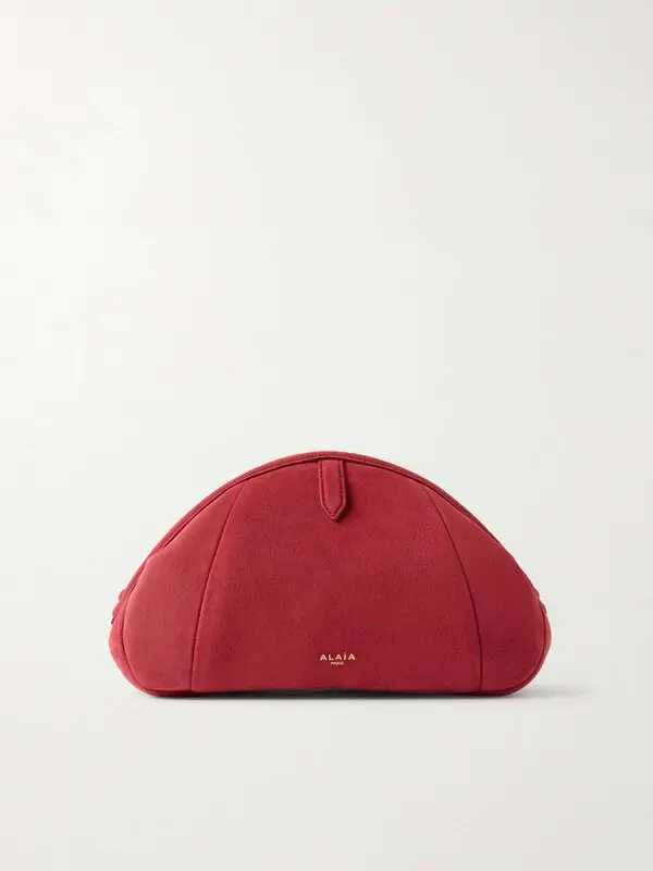 Alaïa Suede Clutch
