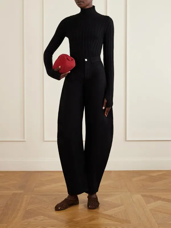 Alaïa Suede Nubuck Clutch