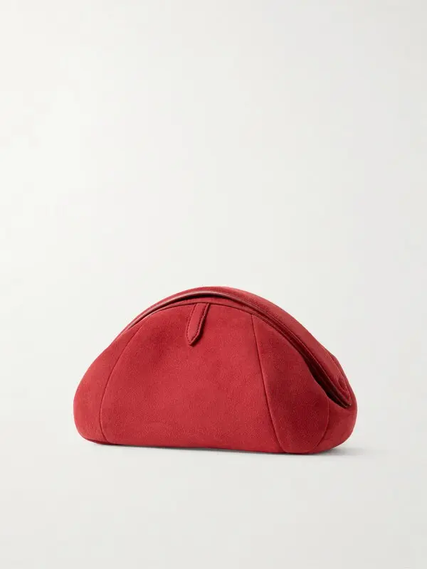 Alaïa Suede Nubuck Clutch