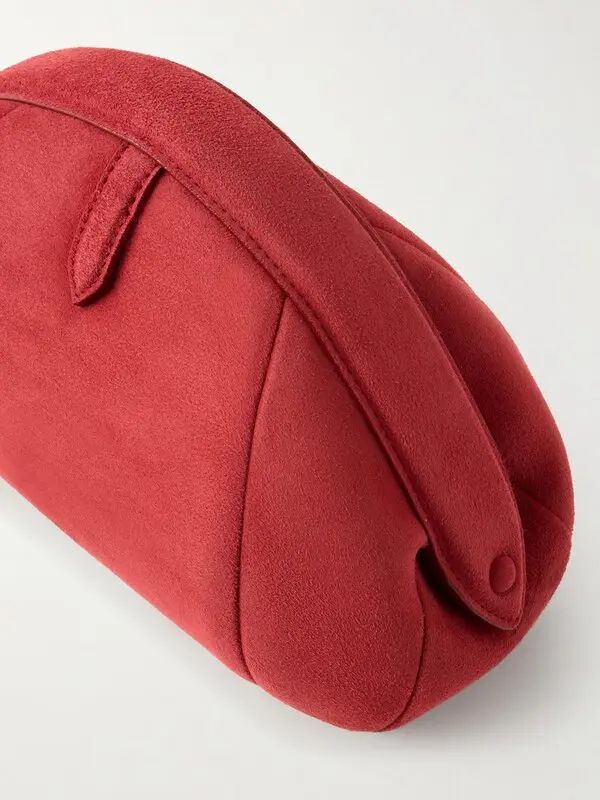 Alaïa Suede Nubuck Clutch
