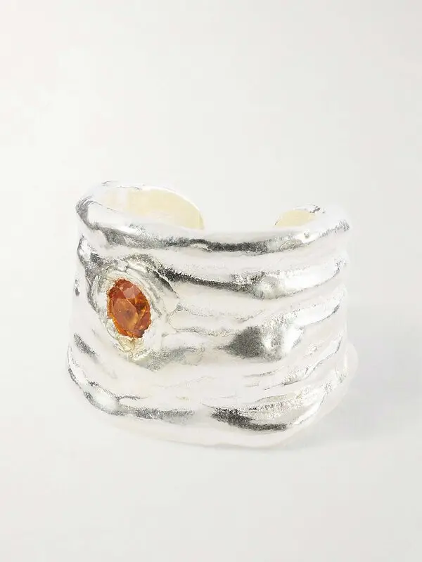 SIMUERO Orilla Sterling And Sapphire Toe Ring