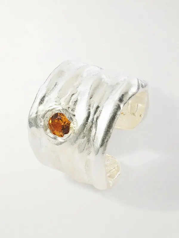 SIMUERO Sterling And Sapphire Toe Ring