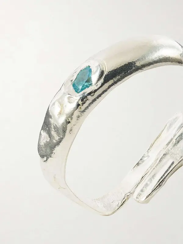 SIMUERO Aurelia Sterling Zirconia Toe Ring